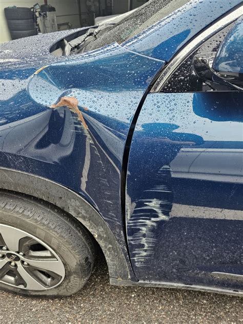 기아 니로 보닛파손 차량파손 휀다파손 차량수리 인천1급공업사 미래모터스 네이버 블로그