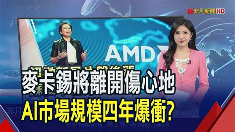 蘋果i16電池不再made In China蘇姿丰大膽預言四年ai市場規模破4千億美元｜推播 黃友柔 ｜非凡財經新聞｜20231207