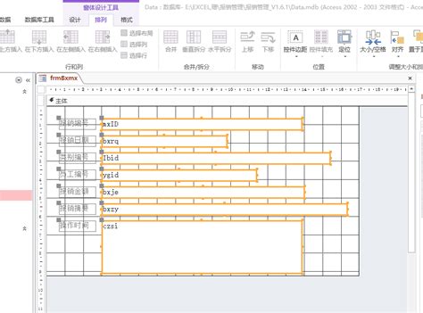 [access基础知识]如何让你的控件排列整齐美观？【access软件网】