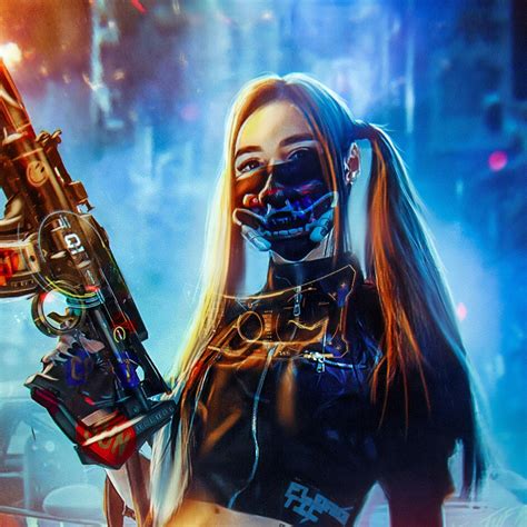 Girl In Mask Wallpapers Wallpaper Cave