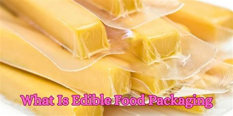 Edible Food Packaging Sustainable And Innovative Solutions