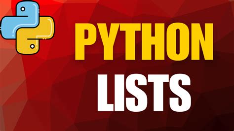 Python Lists Python Guides