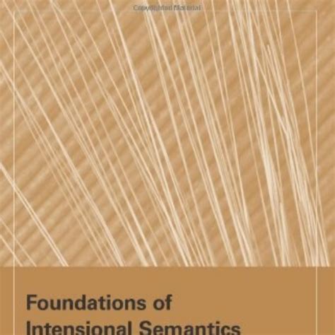 Foundations Of Intensional Semantics百度百科