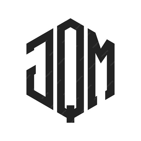 Premium Vector Jqm Logo Design Initial Letter Jqm Monogram Logo Using