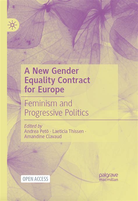 A New Gender Equality Contract For Europe Foundation For European