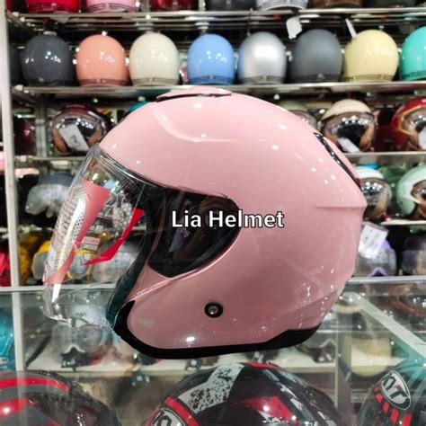Jual Helm Half Face Kyt Kyoto R Solid Light Peach Helm Kyt Kyoto