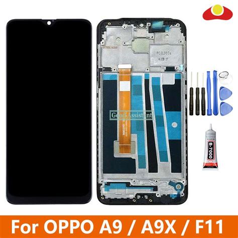 อะไหล่หน้าจอสัมผัสดิจิทัล Lcd ขนาด 6 5 นิ้ว พร้อมกรอบ สําหรับ Oppo F11 Oppo A9 Oppo A9x Shopee