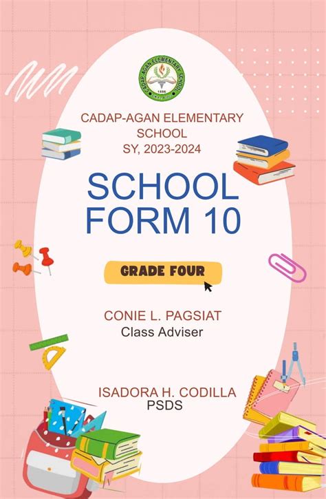 Deped School Forms Coverpage Sample Pptx