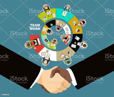 비즈니스 분석 및 계획 컨설팅 팀 워크 프로젝트 관리를위한 평면 디자인 일러스트 개념 비즈니스 팀 워크 협력 및 파트너십 계획에 대한 스톡 벡터 아트 및 기타 이미지