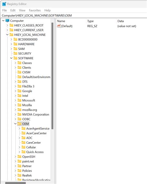 Predator Helios Ph16 71 Custom Boot Image Not Working After Windows Reinstall Registry Issue