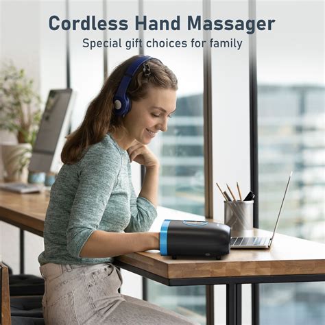 Quinear Hand Massager Cordless Hand Massager With Heat And Compression