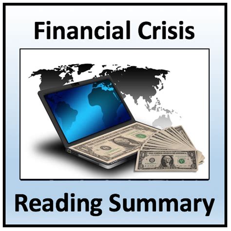 Financial Crisis Reading Summary Writing EAP Teaching Resources