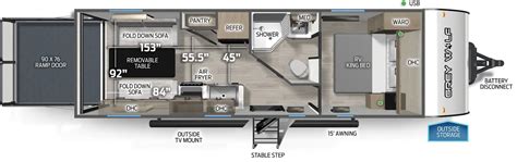 2026 Cherokee Black Label 22rrbl Floorplan Forest River Rv