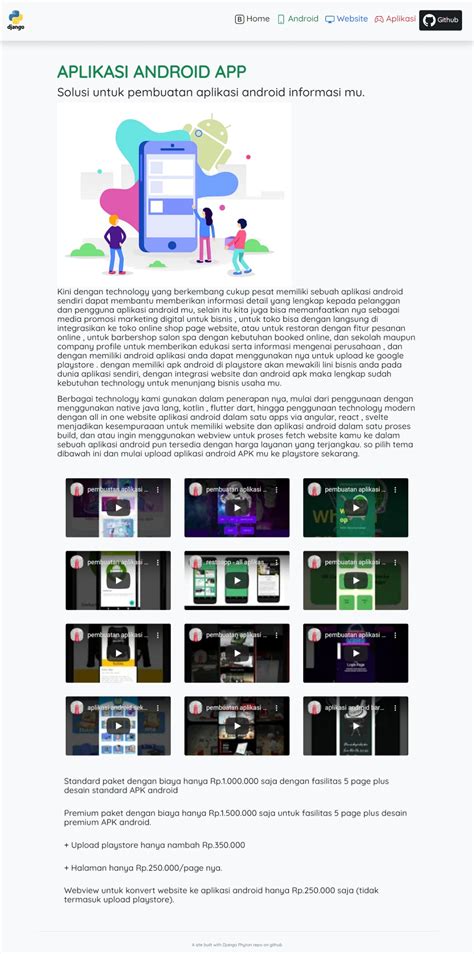 Github Mesinkasirdjango Phyton Web Django Phyton Website Template