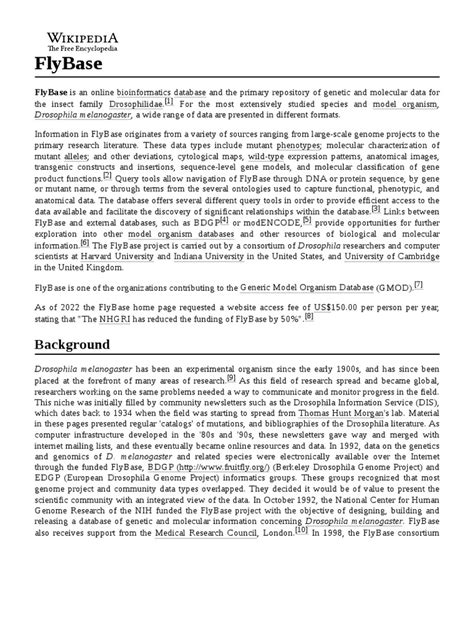 Fly Base Pdf Genetics Biology