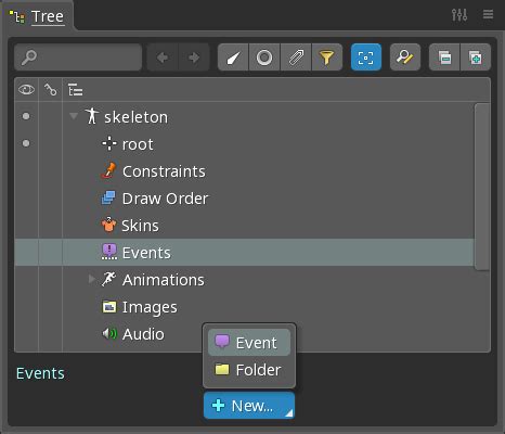 事件 Spine用户指南