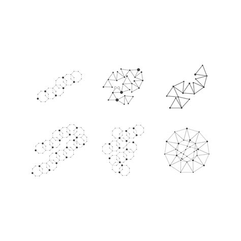 Set Of Polygonal 2890803 Vector Art At Vecteezy
