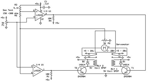 Servo Motor Circuit Diagram