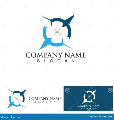 Compas Icon Flat Illustration Of Compas Vector Icon Compas Sign Symbol Stock Vector