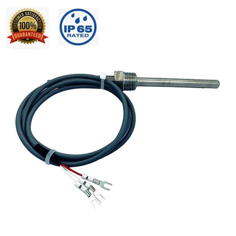 RTD PT100 TEMPERATURE Probe Sensors With 1 2 NPT Threads 2m PVC Cable EUR 7 55 PicClick FR