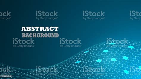 추상 육각 형 패턴 현대 배경입니다 기술 벡터 일러스트레이션 3d 서피스 Eps10 0명에 대한 스톡 벡터 아트 및 기타 이미지