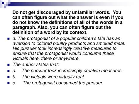 PPT Accuplacer Reading Comprehension Test PowerPoint Presentation Free Download ID