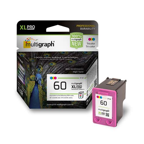 Cartucho Compatible Xl Multigraph 60 Color Cyber Green Informática