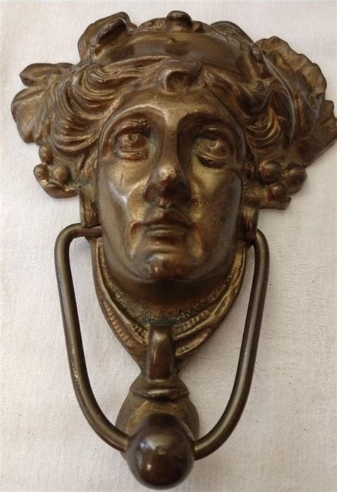 Aldaba De Bronce Patinado Finales De 1800 Principios De Catawiki