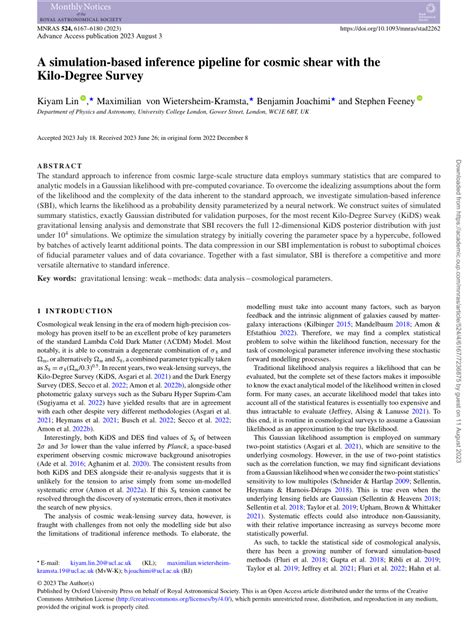 Pdf A Simulation Based Inference Pipeline For Cosmic Shear With The