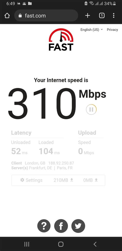 Starlink Speed Test Somewhere In Northafrica R Starlink
