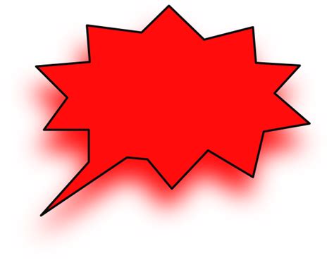 Red Speech Bubble Clip Art At Vector Clip Art Online