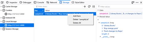 Local Storage Session Storage Firefox Source Docs Documentation