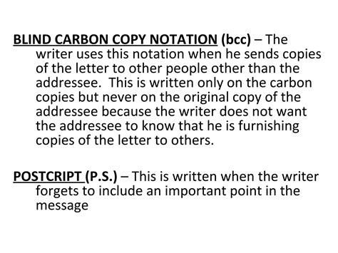 Basic And Miscellaneous Parts Of Business Letter Ppt