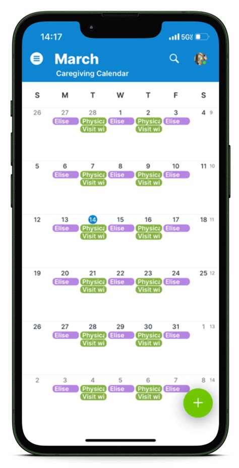 How To Use Calendar Views On The Teamup App List Day Week And Month