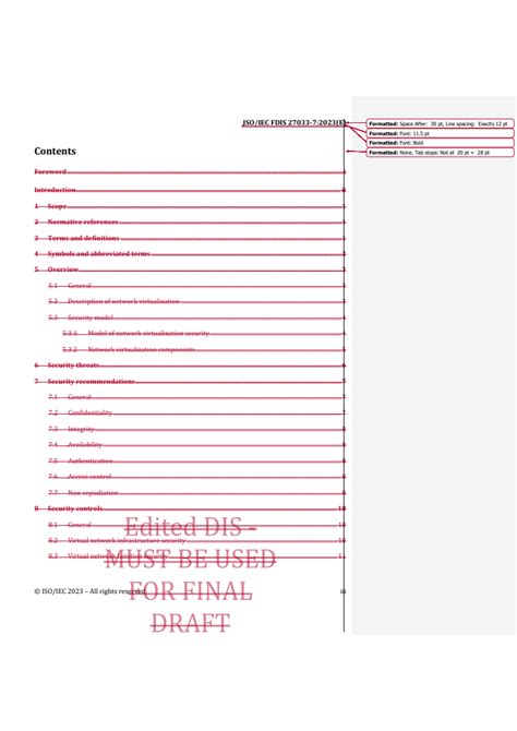 ISO IEC FDIS 27033 7 Information Technology Network Security Part 7 Guidelines For Network