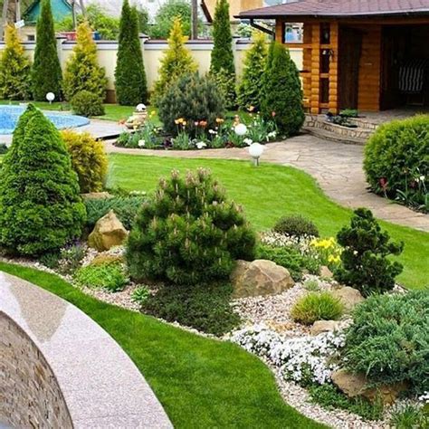 Ландшафтный дизайн участка [3 мая 2021 в 19 16] Красивый и насыщенный двор Dizayn La