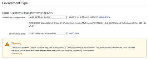 aws elastic beanstalkのmulti container docker environmentsおよびebコマンドを使ったデプロイについて