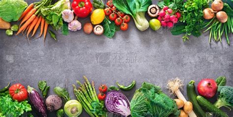 概念 健康食物 蔬菜 清新 成分 农业 边框 平衡 西兰花 石榴素材 花瓣网