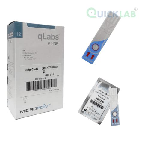Pt Inr Meter And Strip Combo Quicklab Store