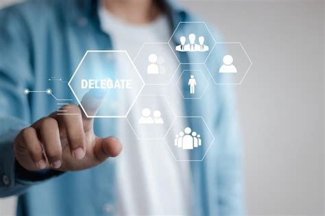 premium photo delegation concept business work organization and management supervisors