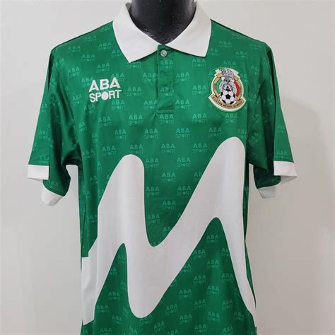 Aba Sport Mexico Retro Copa America Jersey Etsy