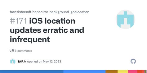 Ios Location Updates Erratic And Infrequent Issue Transistorsoft Capacitor Background