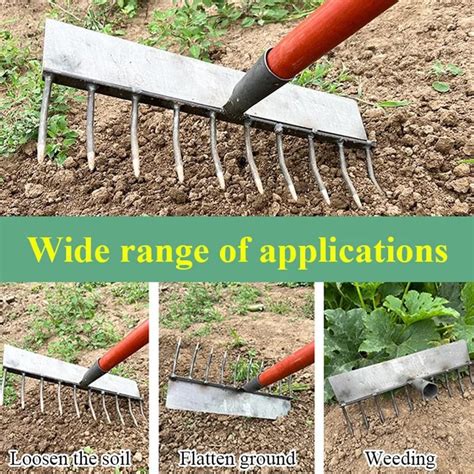 Rake Hoe Rake Head Hoe Rake Soil Cultivator Survival Island