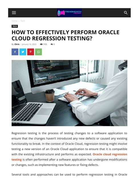 Ppt How To Effectively Perform Oracle Cloud Regression Testing