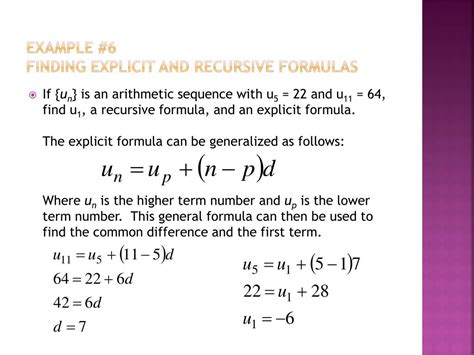Ppt 13 Arithmetic Sequences Powerpoint Presentation Free Download