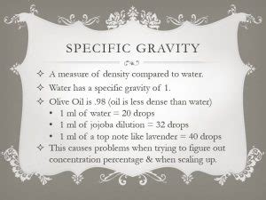 Specific Gravity Scaling Up In Perfume Making The Nova Studio