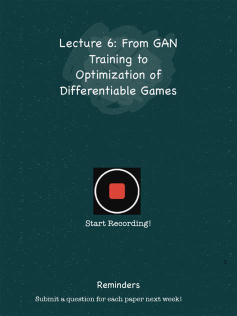 Lecture 6 Differentiable Games Download Free Pdf Applied Mathematics Mathematical Analysis