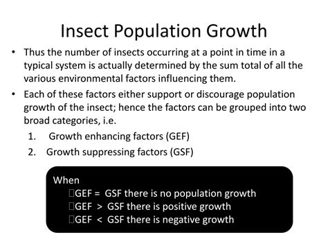 Ppt Natural Insect Population Growth And Dynamics Powerpoint Presentation Id9400053