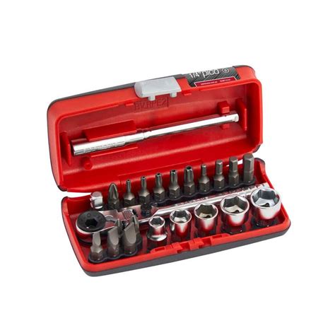Sidchrome 14″ Drive Socket And Tool Pico Set 23 Piece By Sidchrom