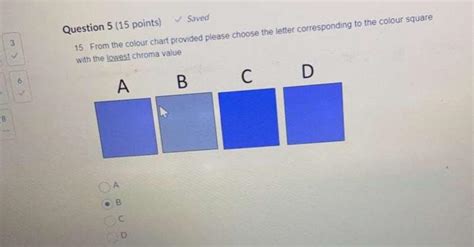 Solved Question 5 15 Points Saved 15 From The Colour